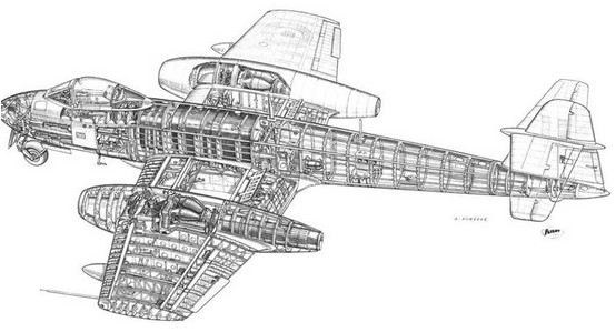 Gloster Meteor F.mk 8 in 1/72 scale
